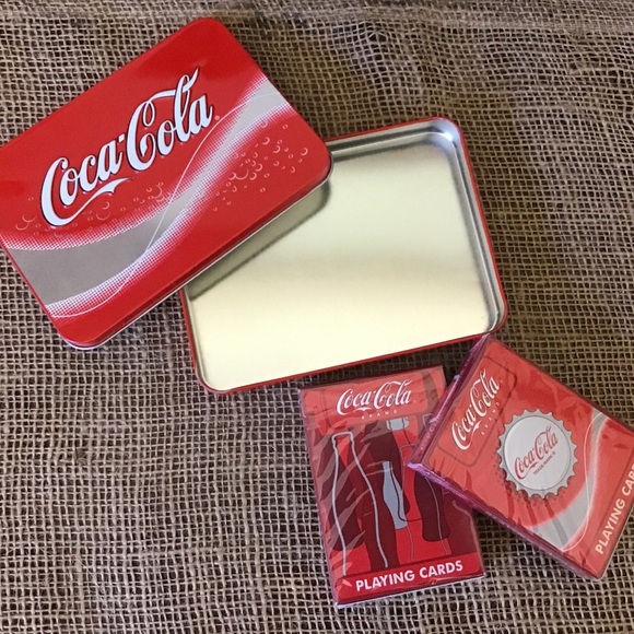 Coca Cola | Games | Coco Cola Cards In Collectors Tin | Poshmark